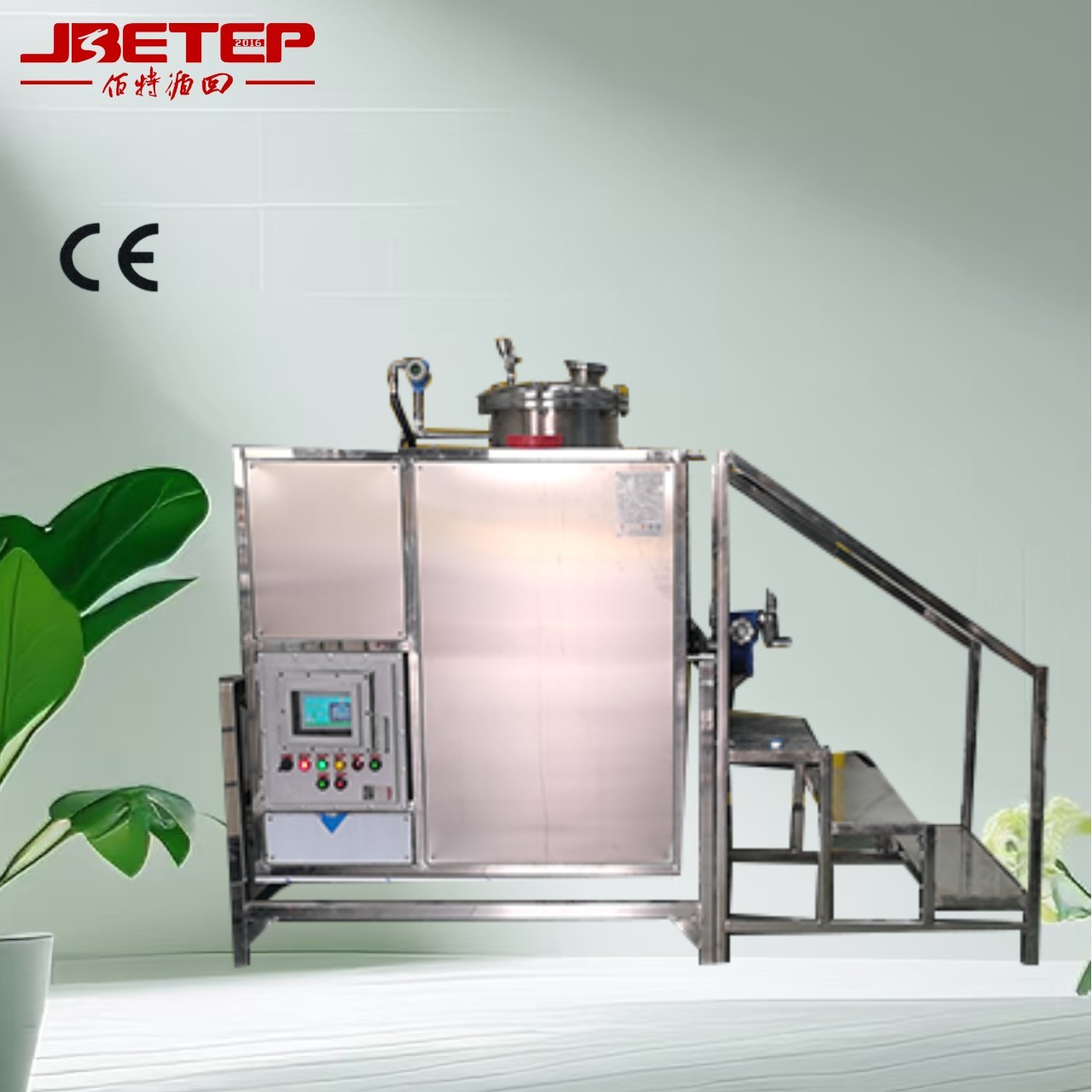 300L Automated Safe And Economical Solvent Recovery Machine For Industry