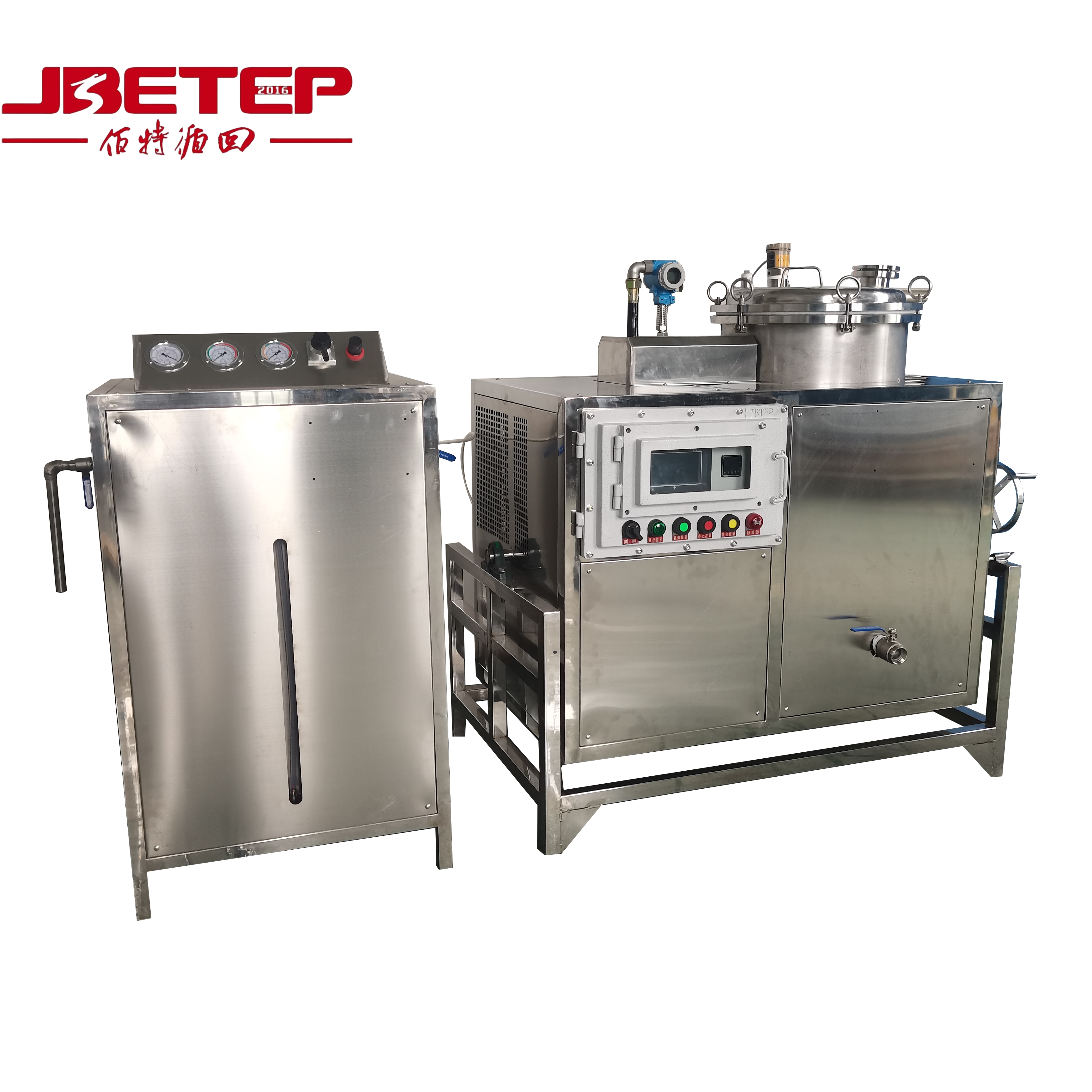 Máquina de recuperación de solventes a prueba de explosiones CNC de 90L ...
